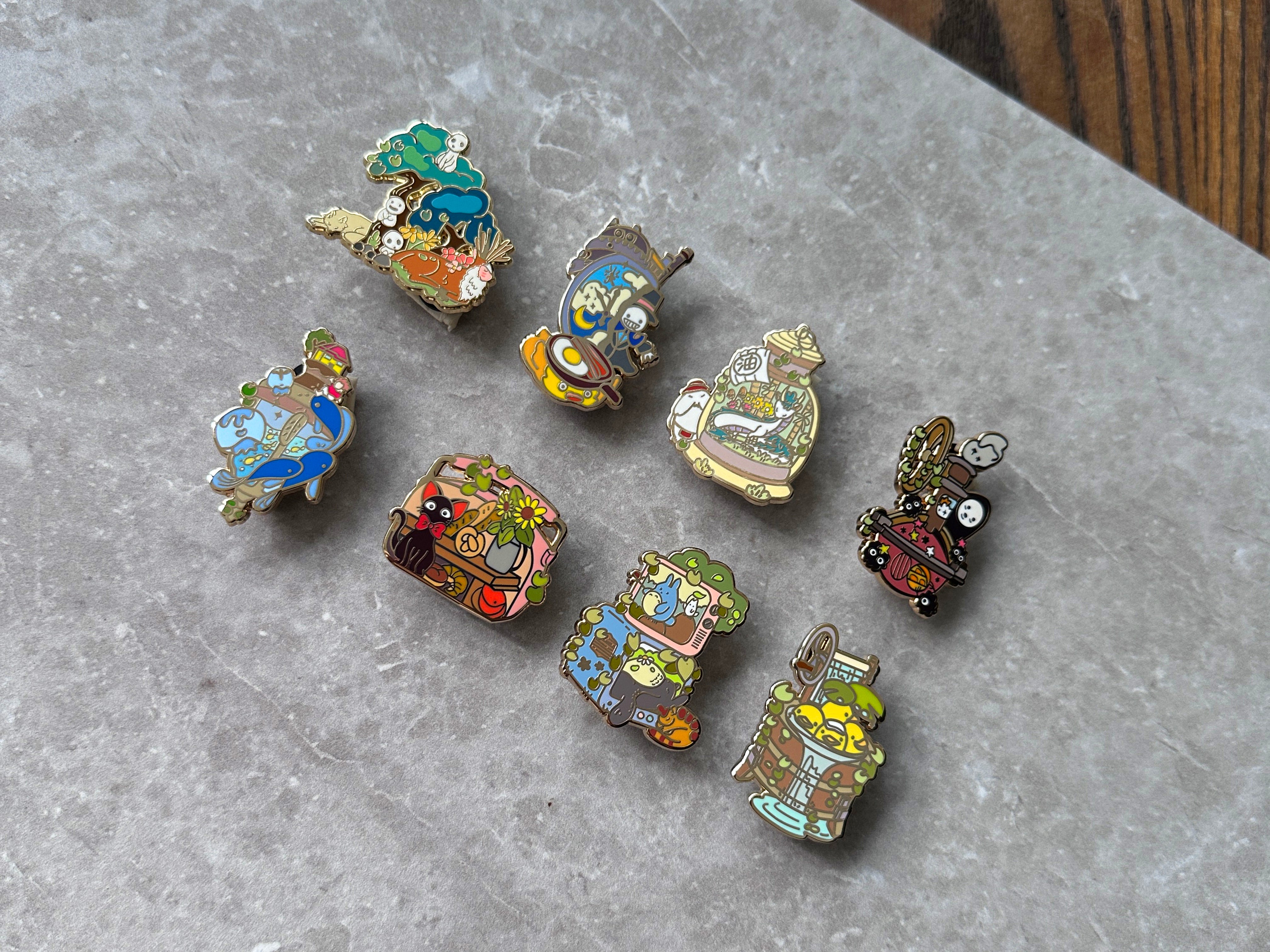 Enamel pins - Ghibli – mu.andcoco