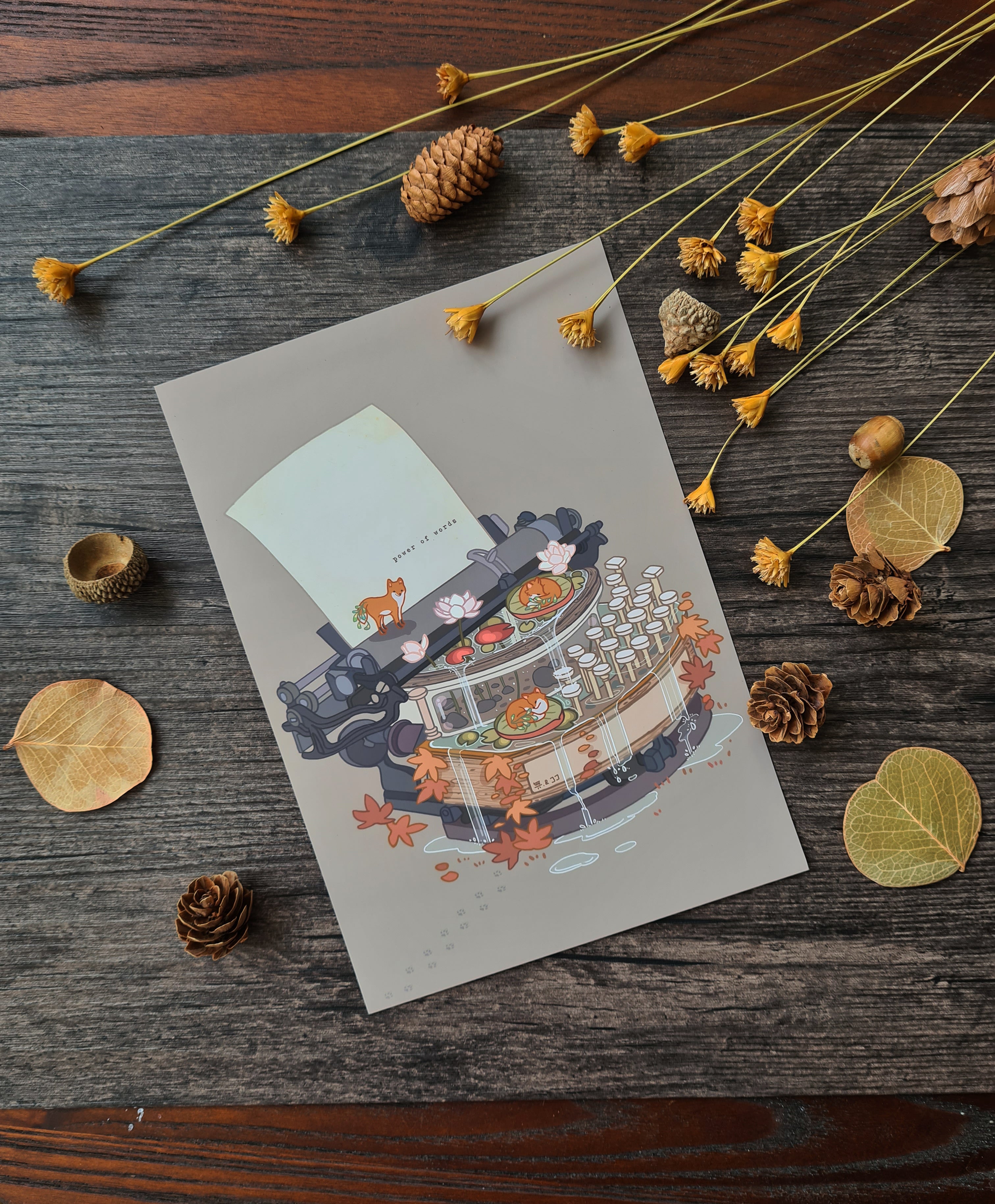 Art Print - Power of words Art Print (A5) version 3.0 – mu.andcoco